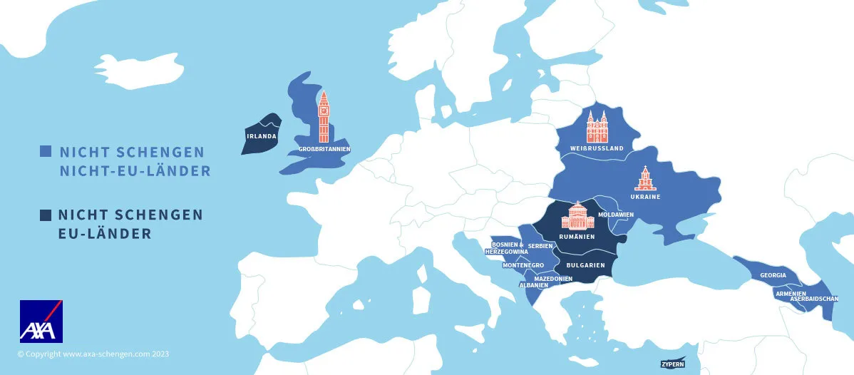 Welche Länder gehören nicht zum Schengen-Raum?